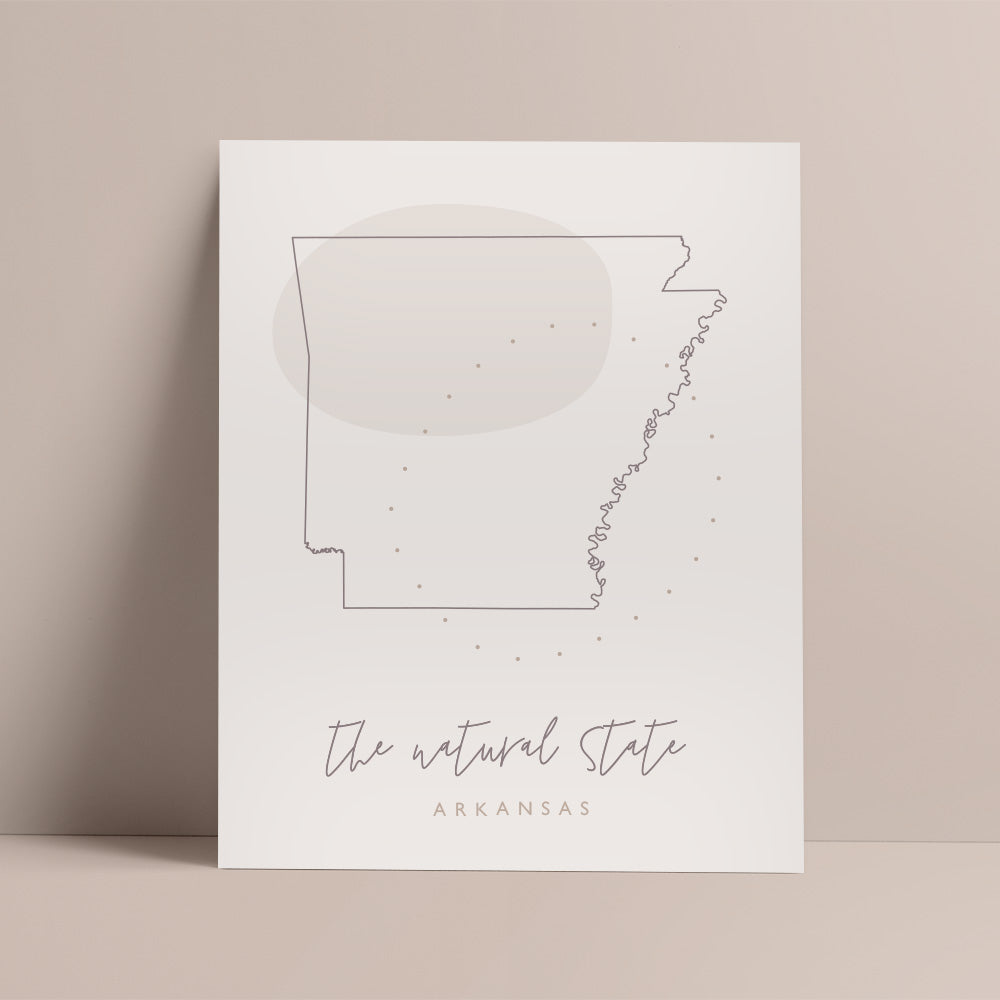 Arkansas State Nickname Poster | Backstory Map Co.