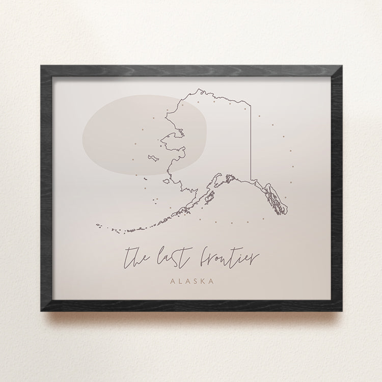 Alaska State Nickname Poster | Backstory Map Co.