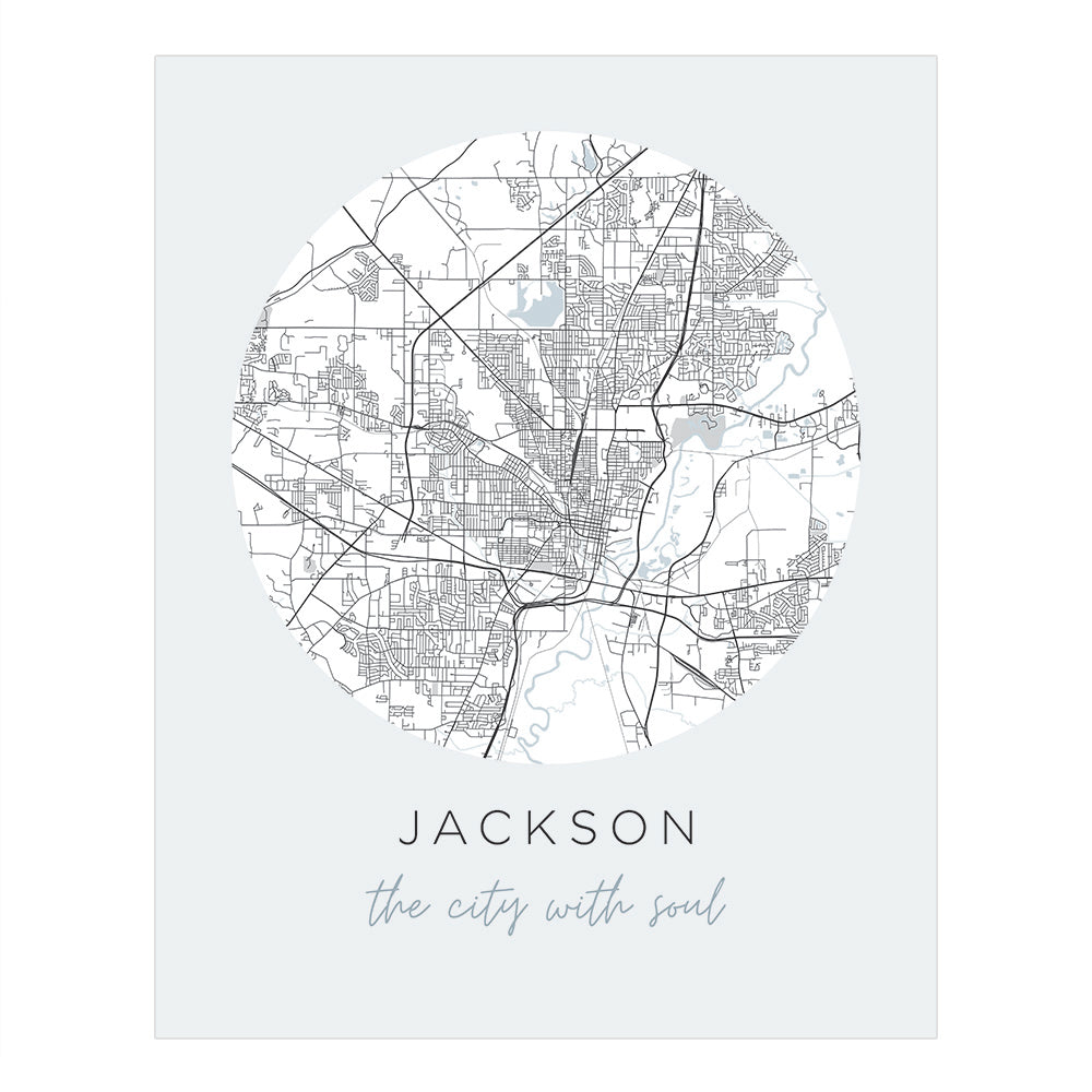 Jackson Street Map | Backstory Map Co.