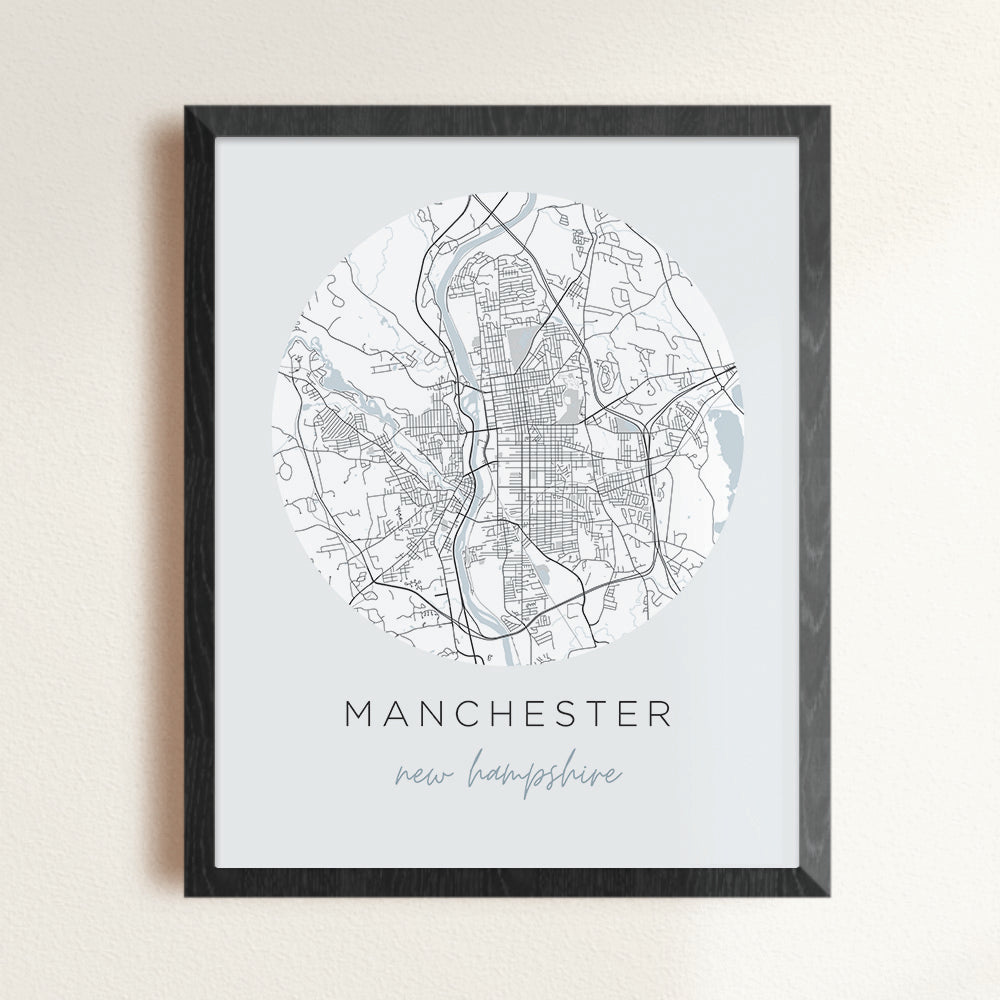 Manchester Street Map | Backstory Map Co.