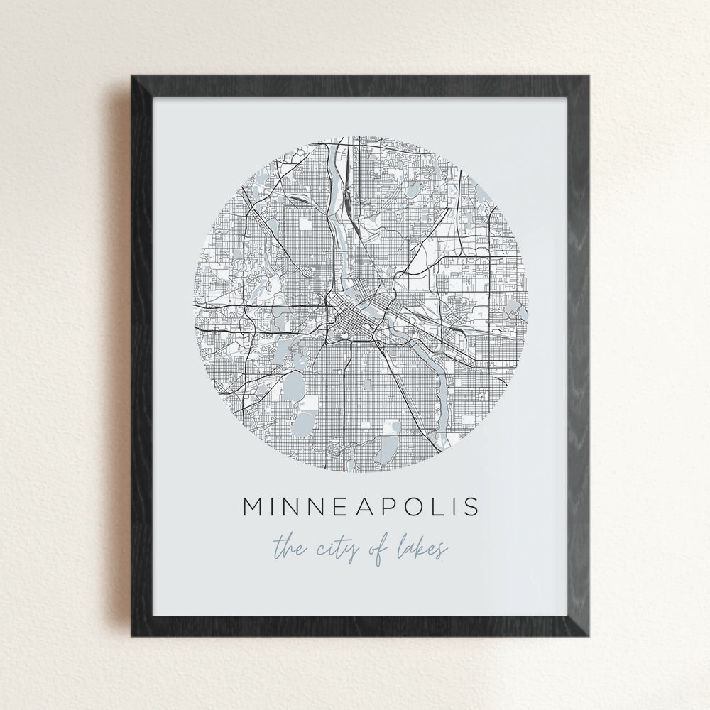 Minneapolis Street Map | Backstory Map Co.
