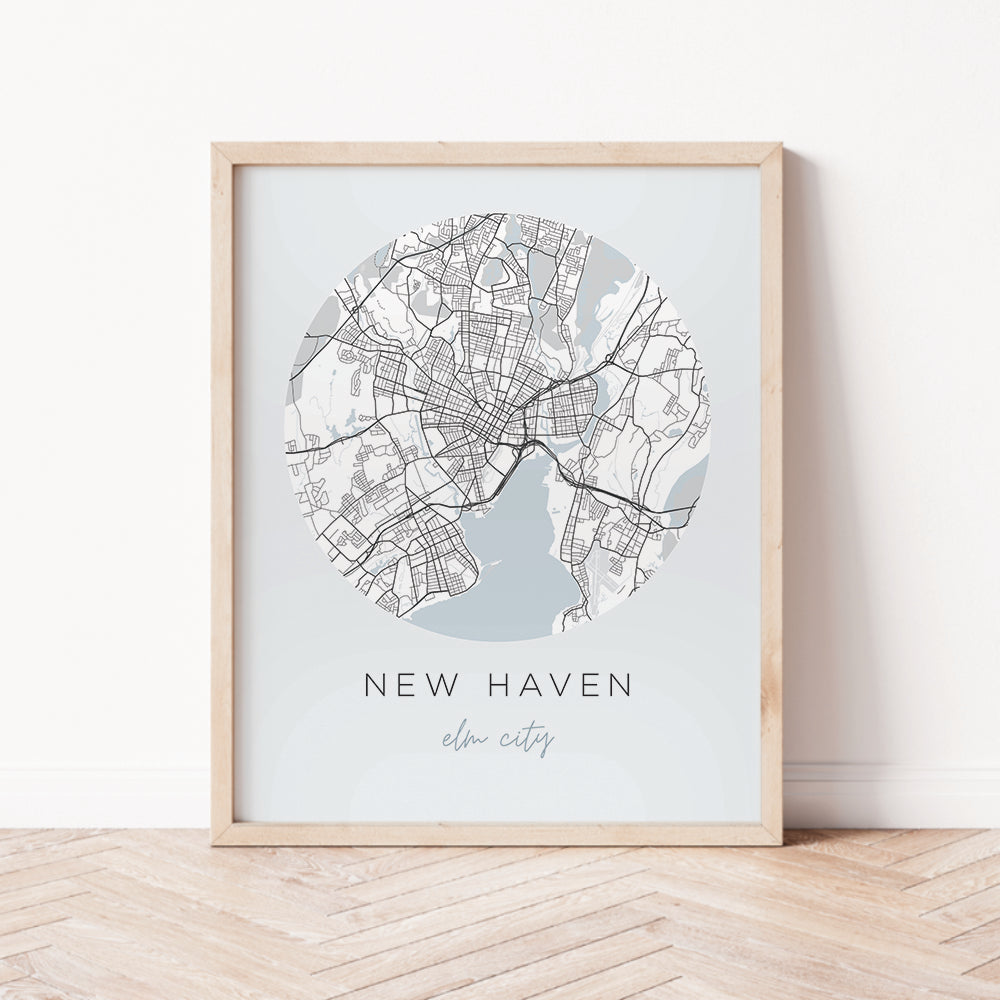 New Haven Street Map | Backstory Map Co.