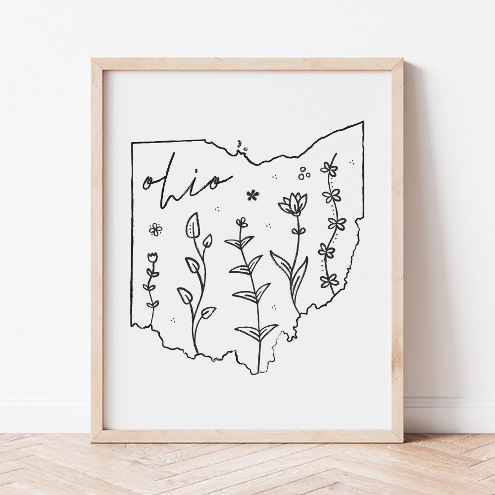 Botanical Borders: Ohio | Backstory Map Co.