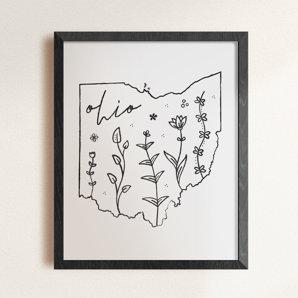 Botanical Borders: Ohio | Backstory Map Co.