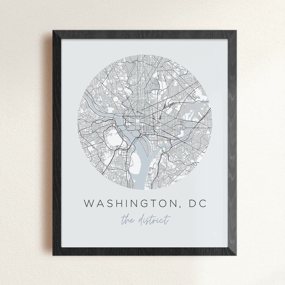 Washington, DC Street Map | Backstory Map Co.