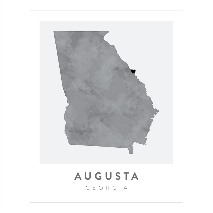 Augusta, Georgia Map | Backstory Map Co.