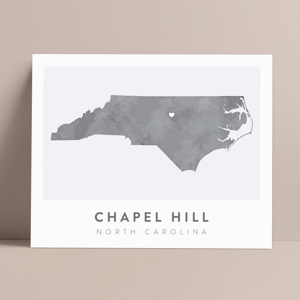 Chapel Hill, North Carolina Map | Backstory Map Co.