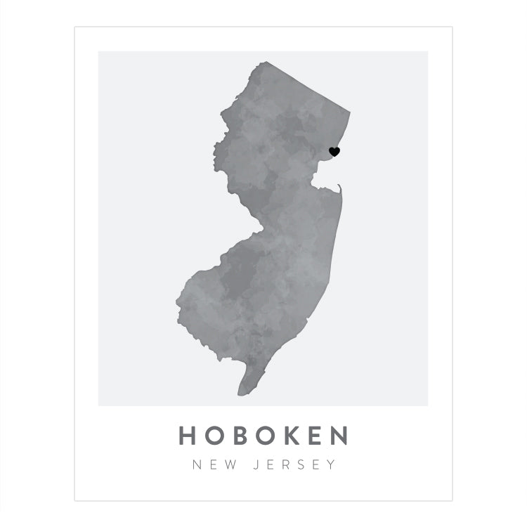 Hoboken, New Jersey Map | Backstory Map Co.