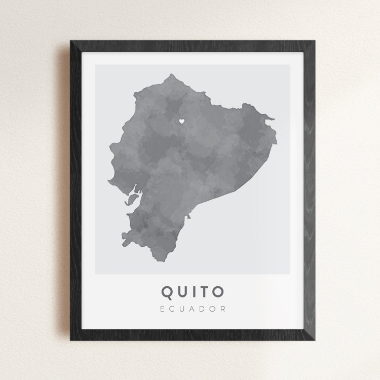 Quito, Ecuador Map | Backstory Map Co.